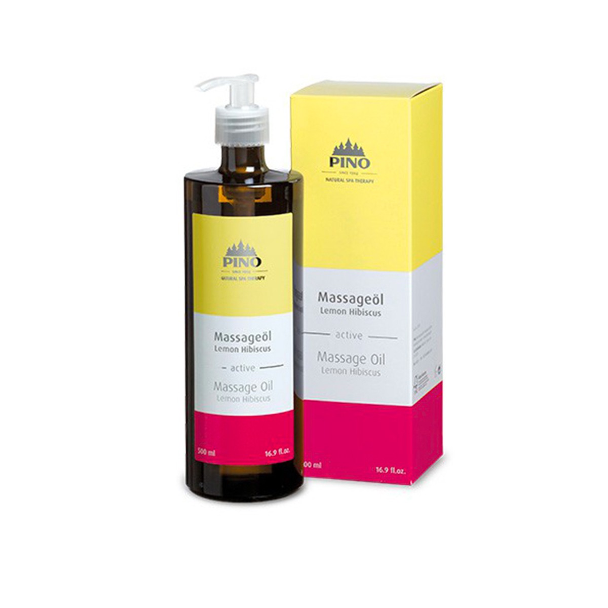 Huile de massage AROMA Citron et Hibiscus PINO