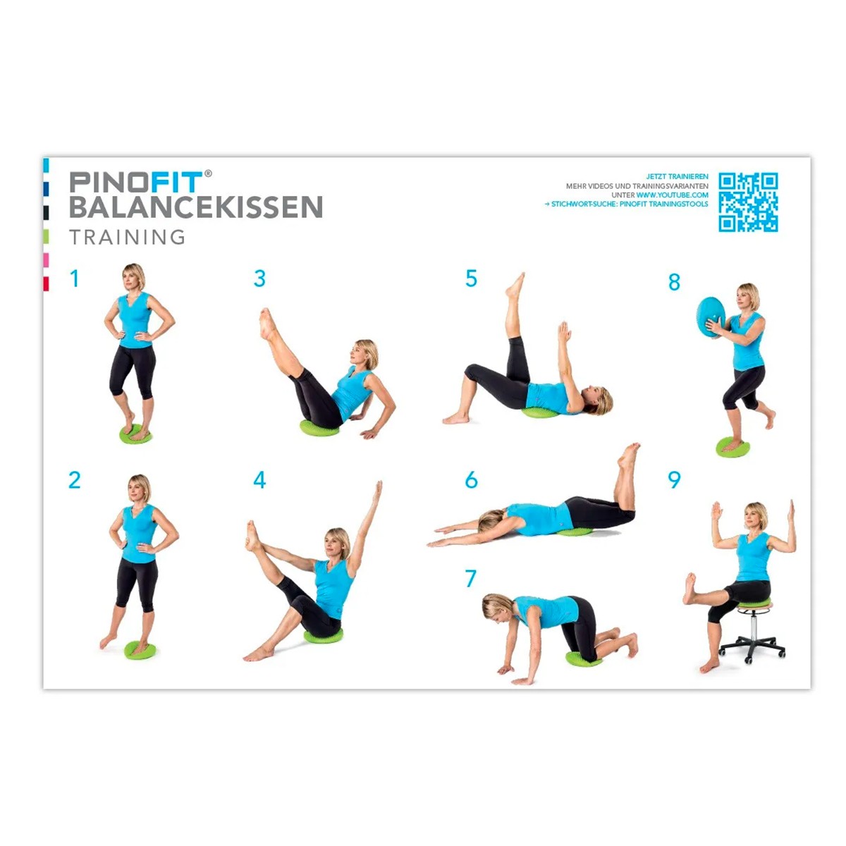 Coussin d'Equilibre - Proprioception Pinofit | PLA-MEDICAL